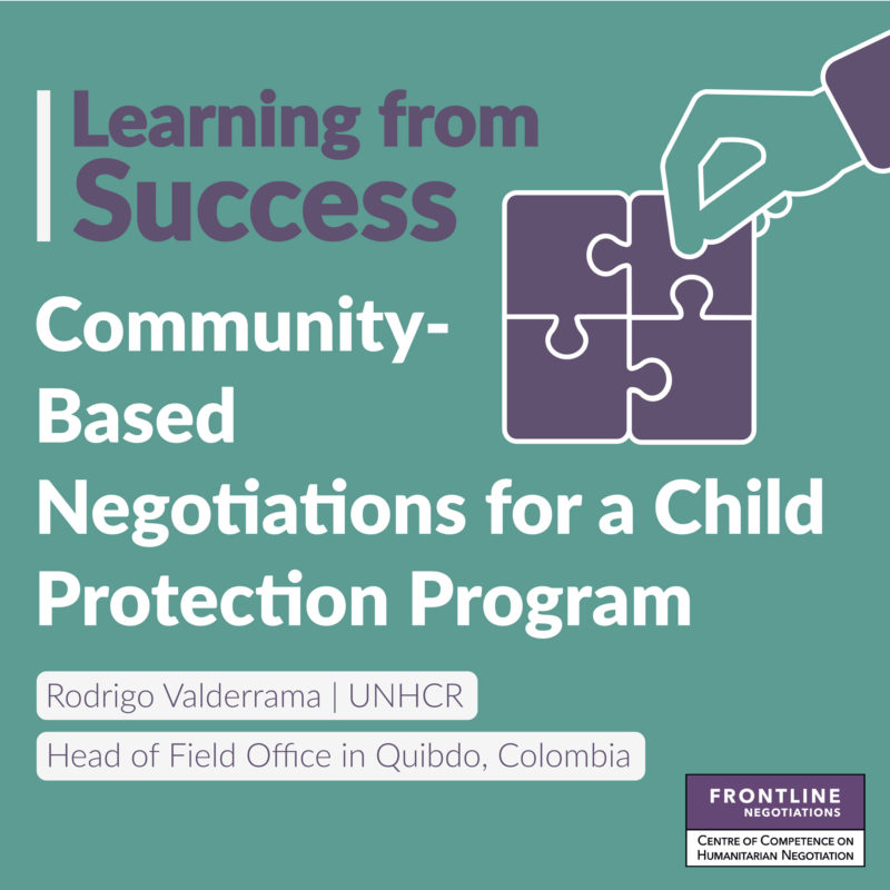 Learning From Success : Community-Based Negotiations for a Child ...