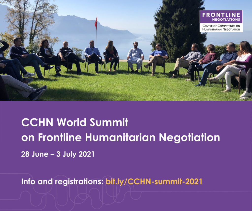CCHN World Summit on Frontline Humanitarian Negotiation