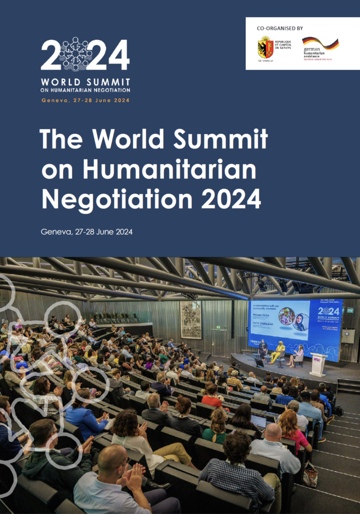 World Summit on Humanitarian Negotiation - Frontline Negotiations