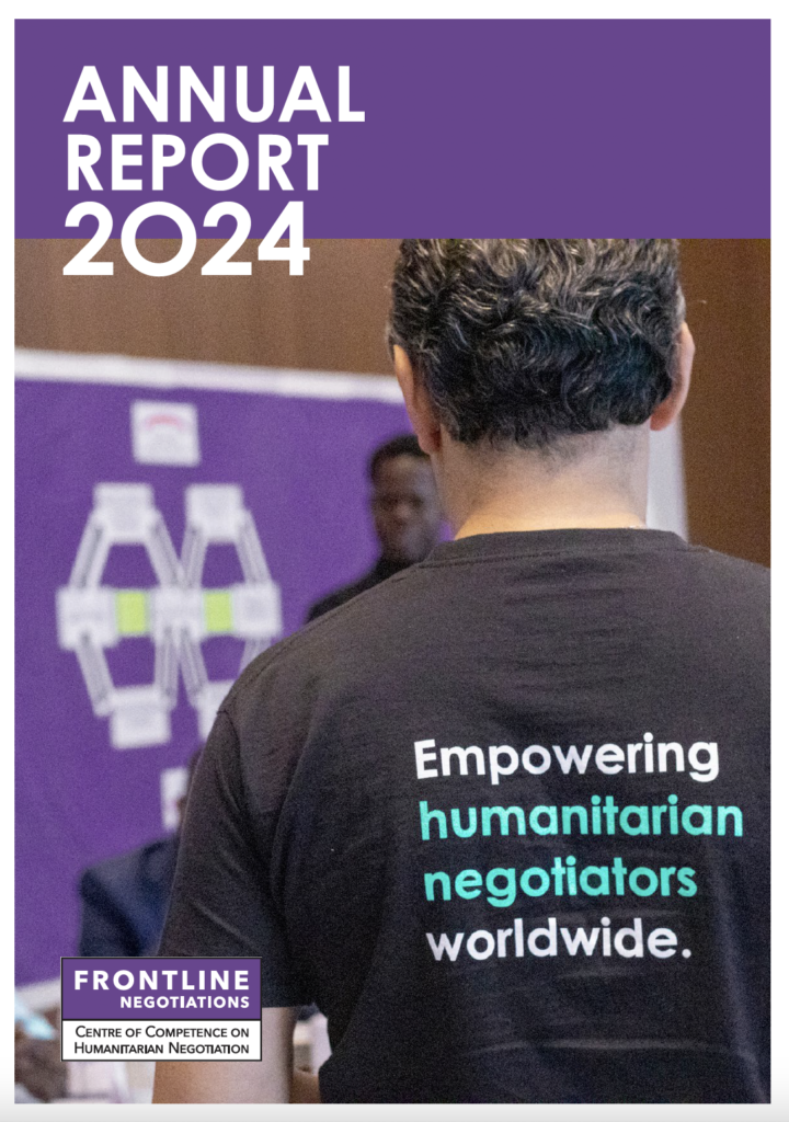 CCHN Annual Report 2024 - Frontline Negotiations